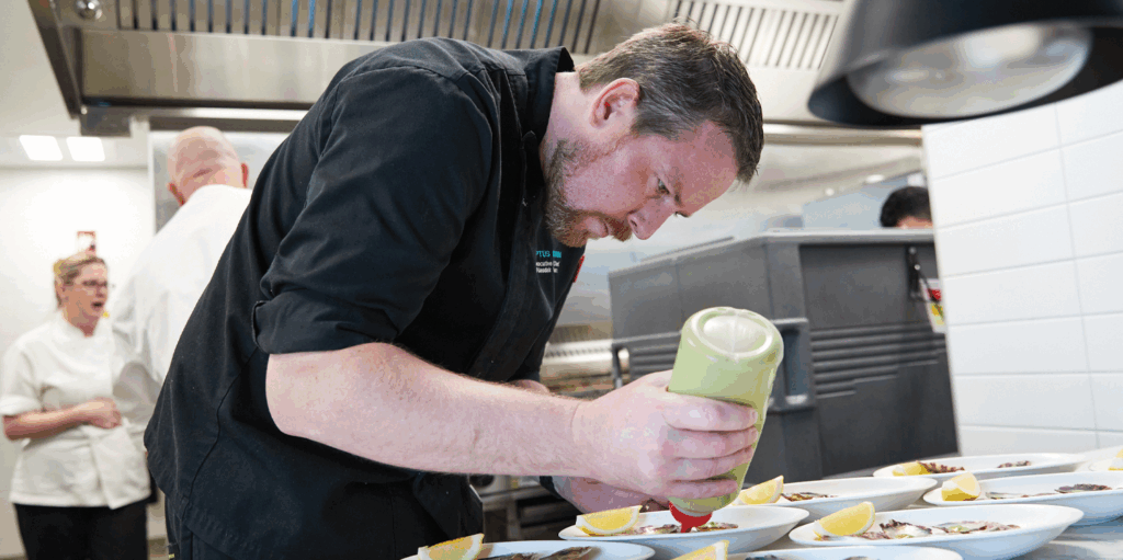 Meet Optus Stadium's executive chef Alasdair Thompson