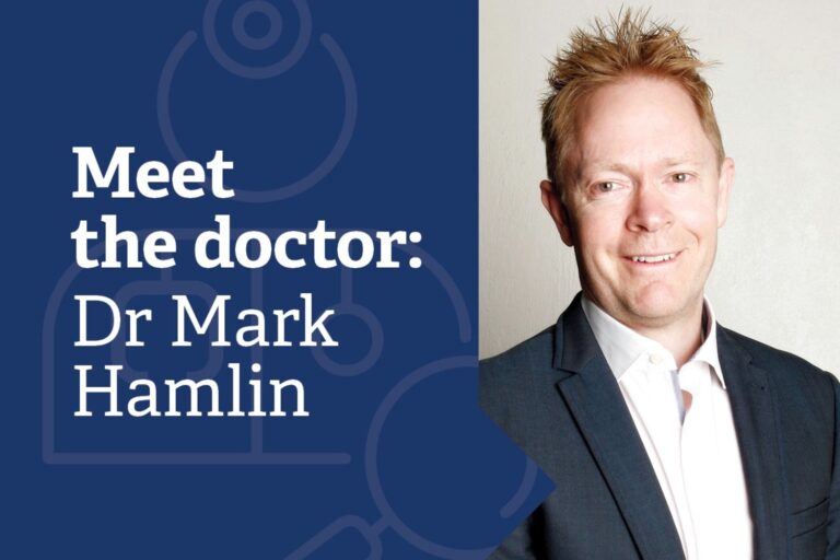Meet the doctor: Dr Mark Hamlin