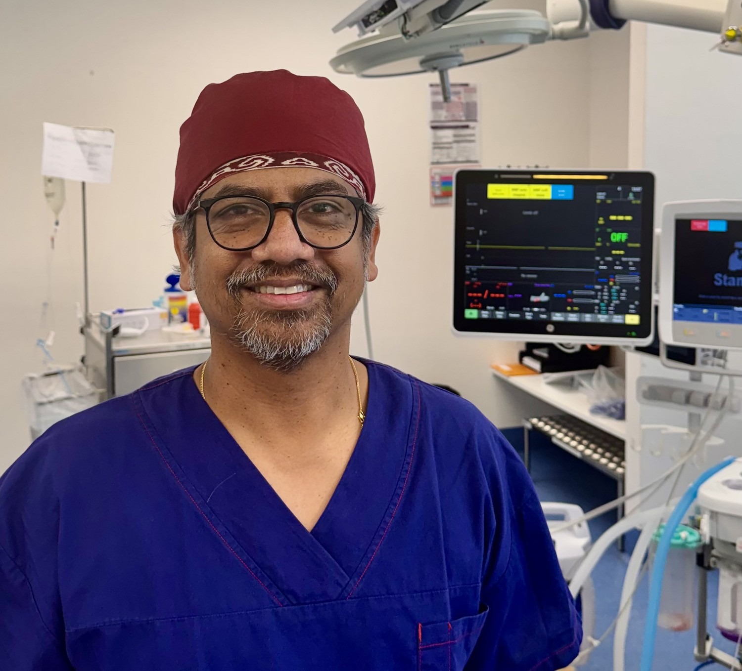 Dr Raj Mohan in scrubs - Medical Forum